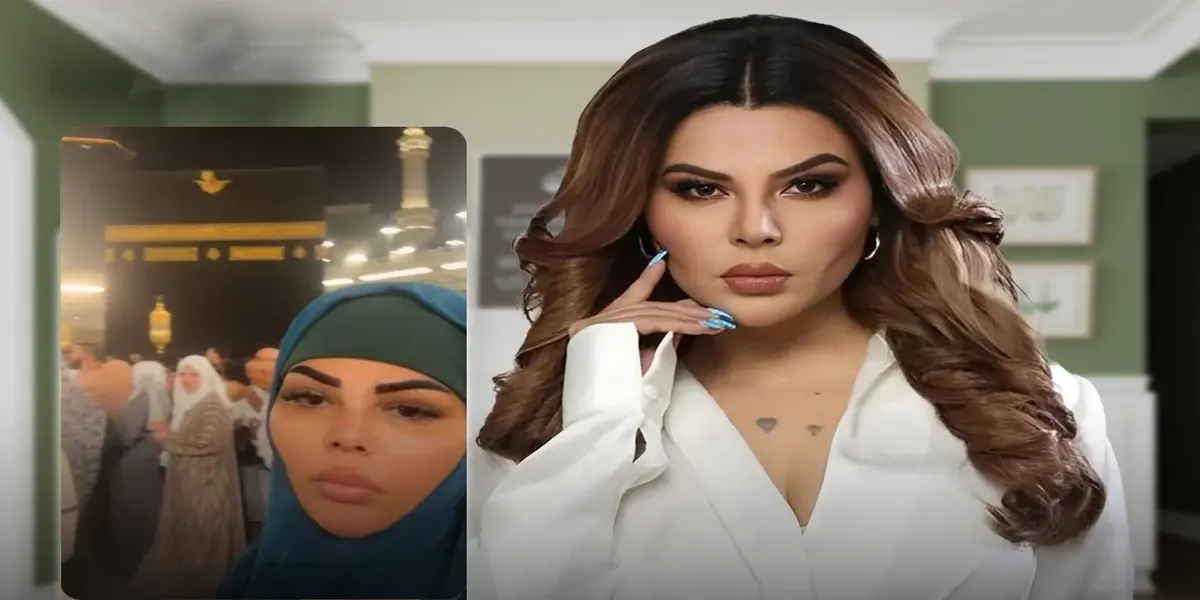 Indian Actress Rakhi Sawant Performs Umrah Again in Makkah