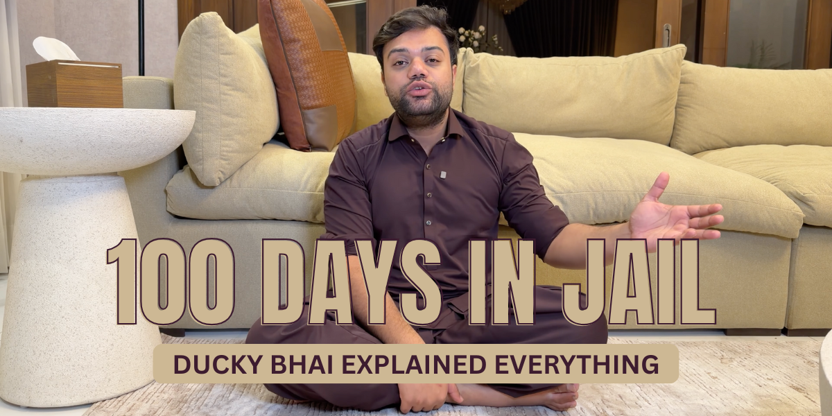 I'm back from Jail after 100 days, "Ducky Bhai breaks silence"